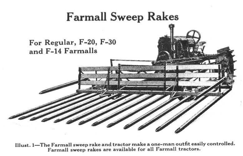 Sweep Rake Eased Strenuous Task - Farm Collector